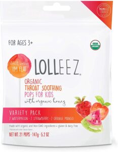 LOLLEEZ Organic Throat Soothing Pops